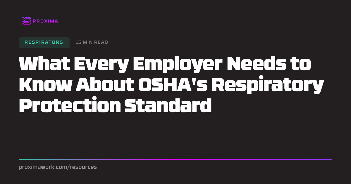 What Every Employer Needs to Know About OSHA's Respiratory Protection ...